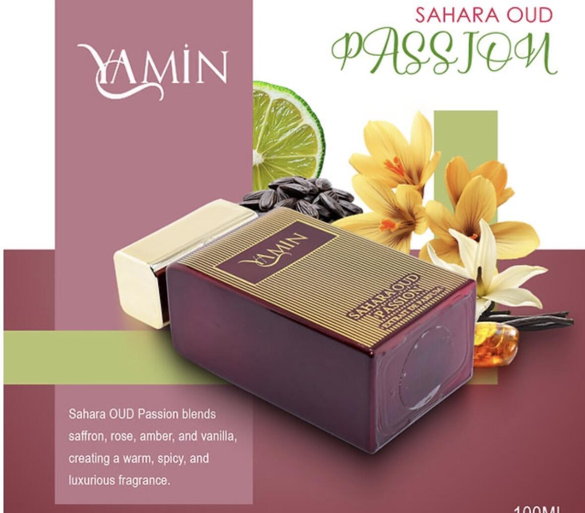 Yamin Sahara Oud Passion 100ml | Unisex Extrait de Parfum