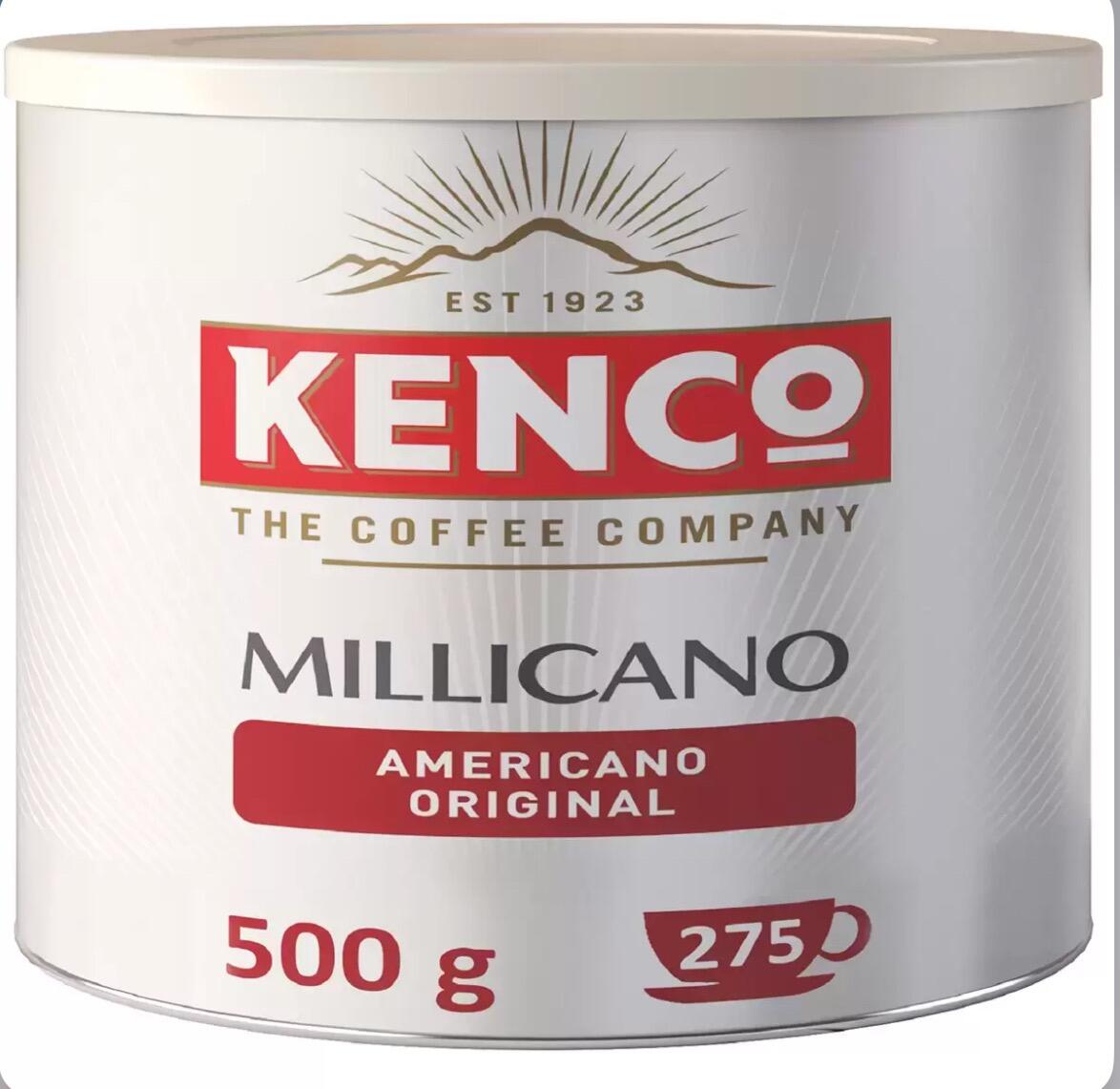 Kenco Millicano Americano Original Instant Coffee 500g | Rich & Smooth ...
