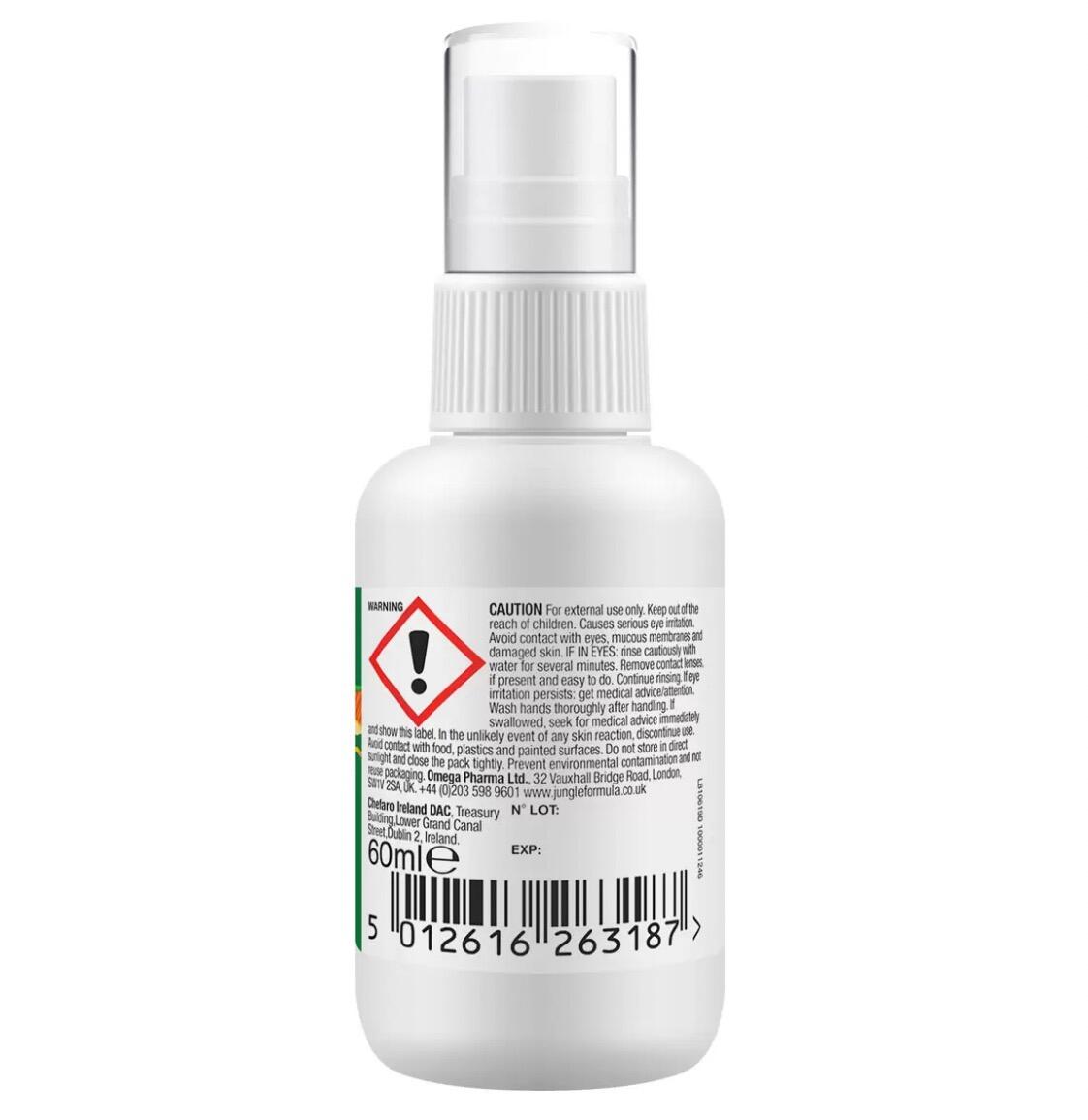 Jungle Formula Insect Repellent Pack | 2 x 125ml & 1 x 60ml for All ...