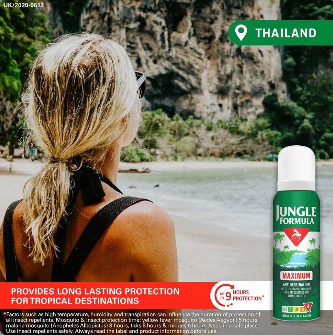Jungle Formula Insect Repellent Pack | 2 x 125ml & 1 x 60ml for All ...