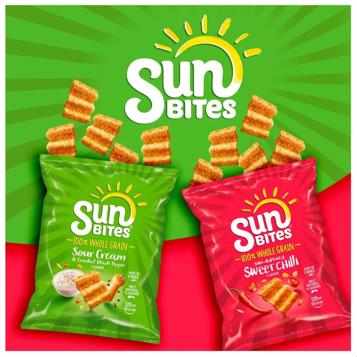 Walkers Sunbites Assorted Crisps Pack 24 x 25g | Wholegrain Crunchy ...