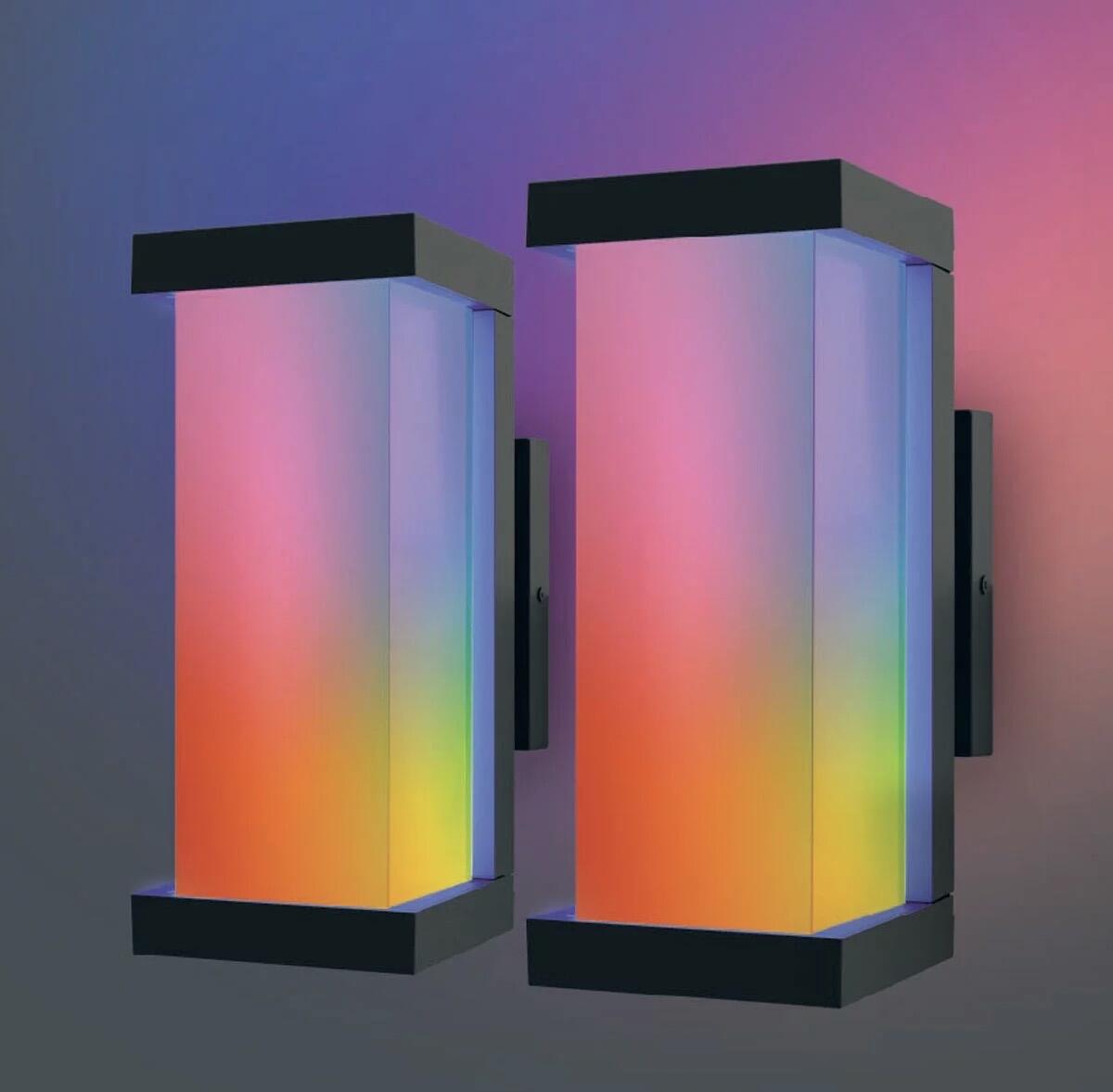 Atomi Smart WiFi Wall Light Sconce (2 Pack) Color Changing, App & Voice ...