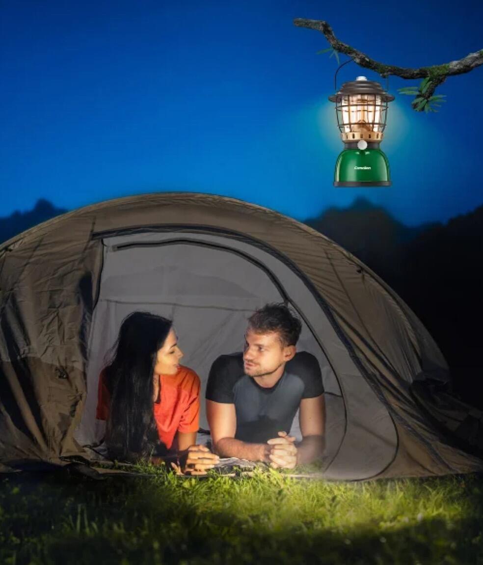 Camelion Rechargeable Retro LED Lantern – Vintage Style, Modern Power