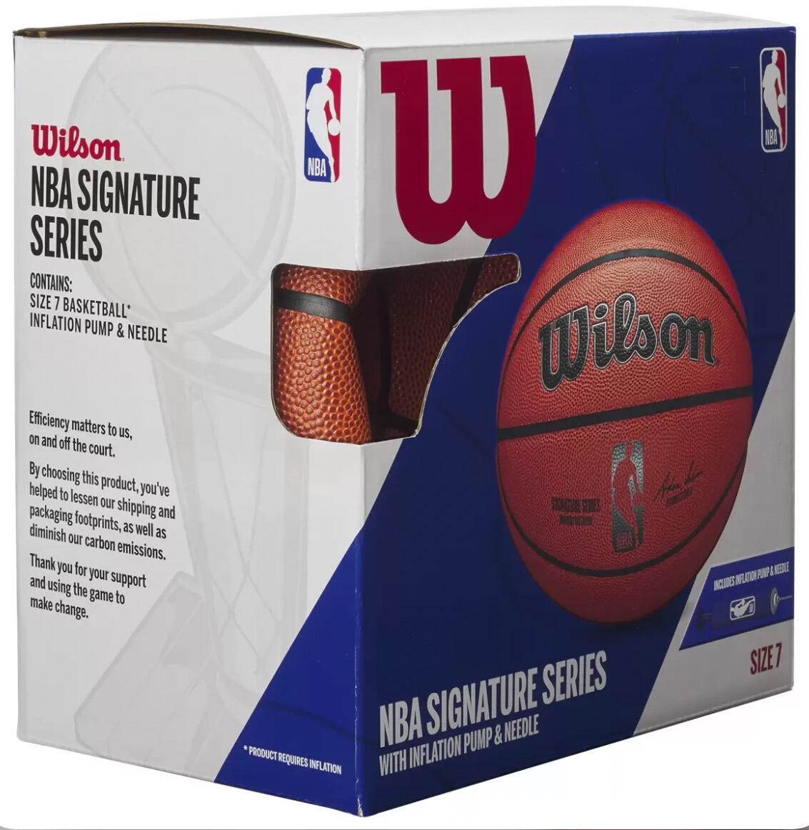 Wilson NBA Signature Series Basketball Size 7 – Official Size & Game ...