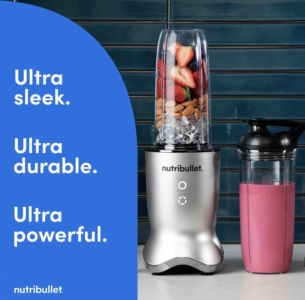 NutriBullet Ultra Deluxe 1200W Single-Serve Blender | Powerful & Quiet ...