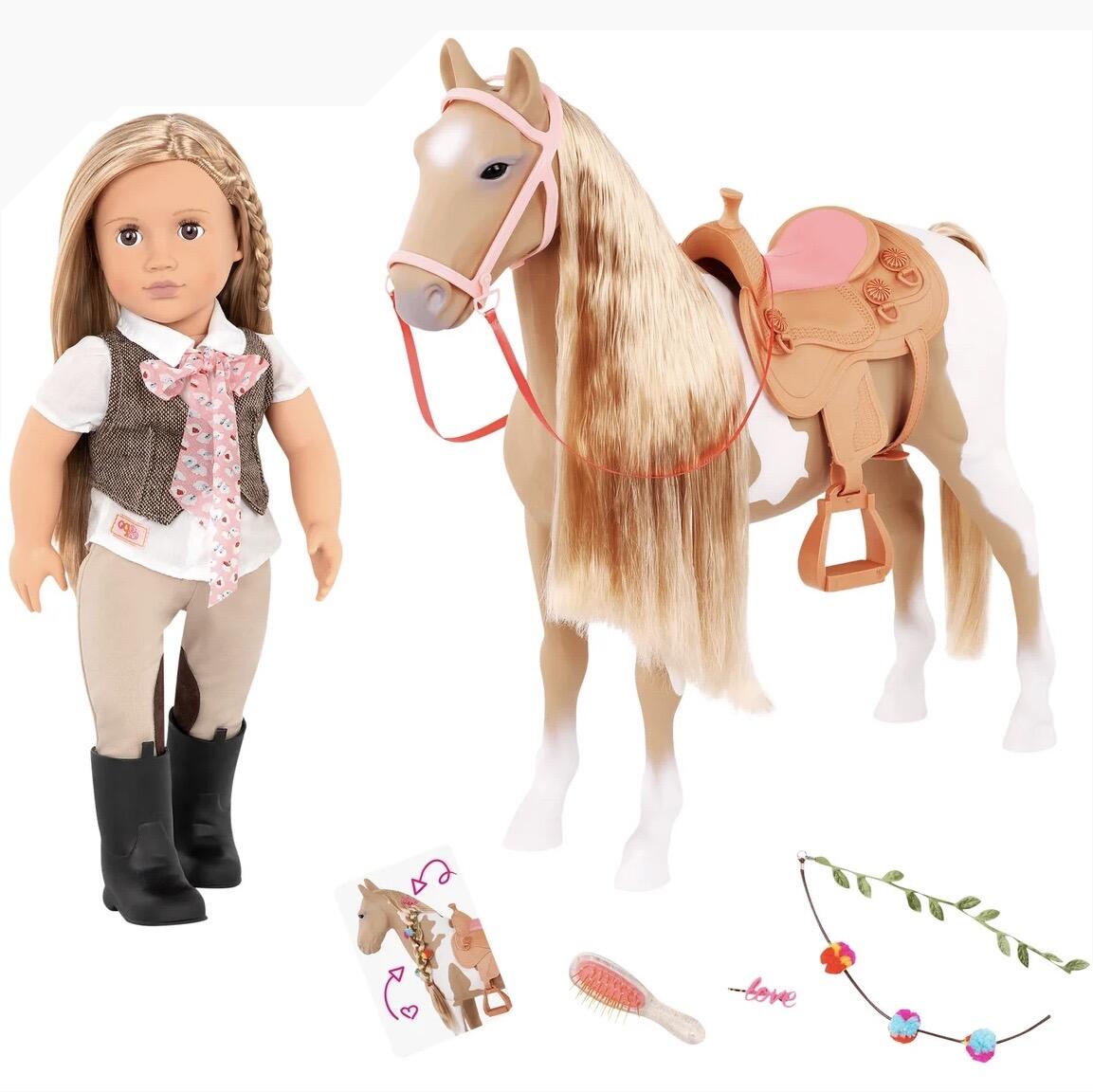 Dream Hearts Girl Doll with Horse 18” (45cm) | AKNZ