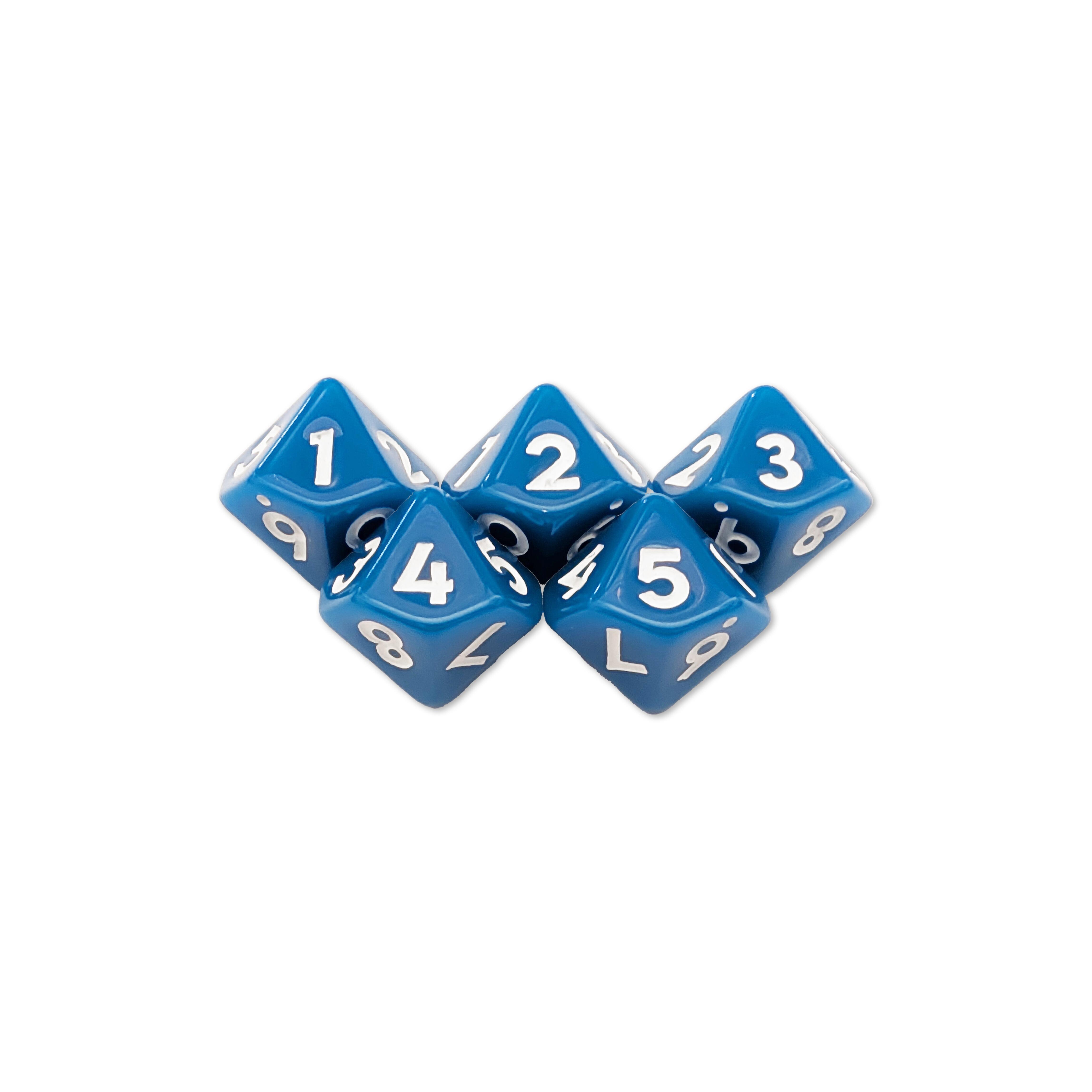 D10 Spindown Dice – Health, Resource & Status Counters (10 Colours)