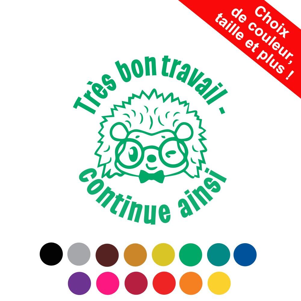 Tampon Enseignant | Très bon travail - continue ainsi Tampon Encreur ...