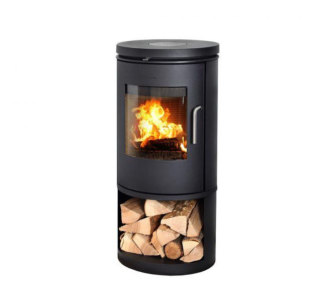 MORSO 6140 5KW WOOD BURNING STOVE with LOGSTORE
