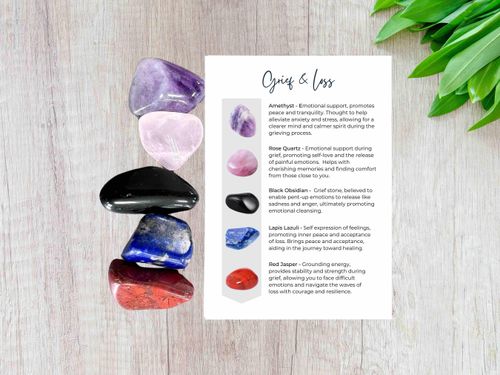 Rose Quartz Angel Gift Box for Sympathy, Grief & Loss