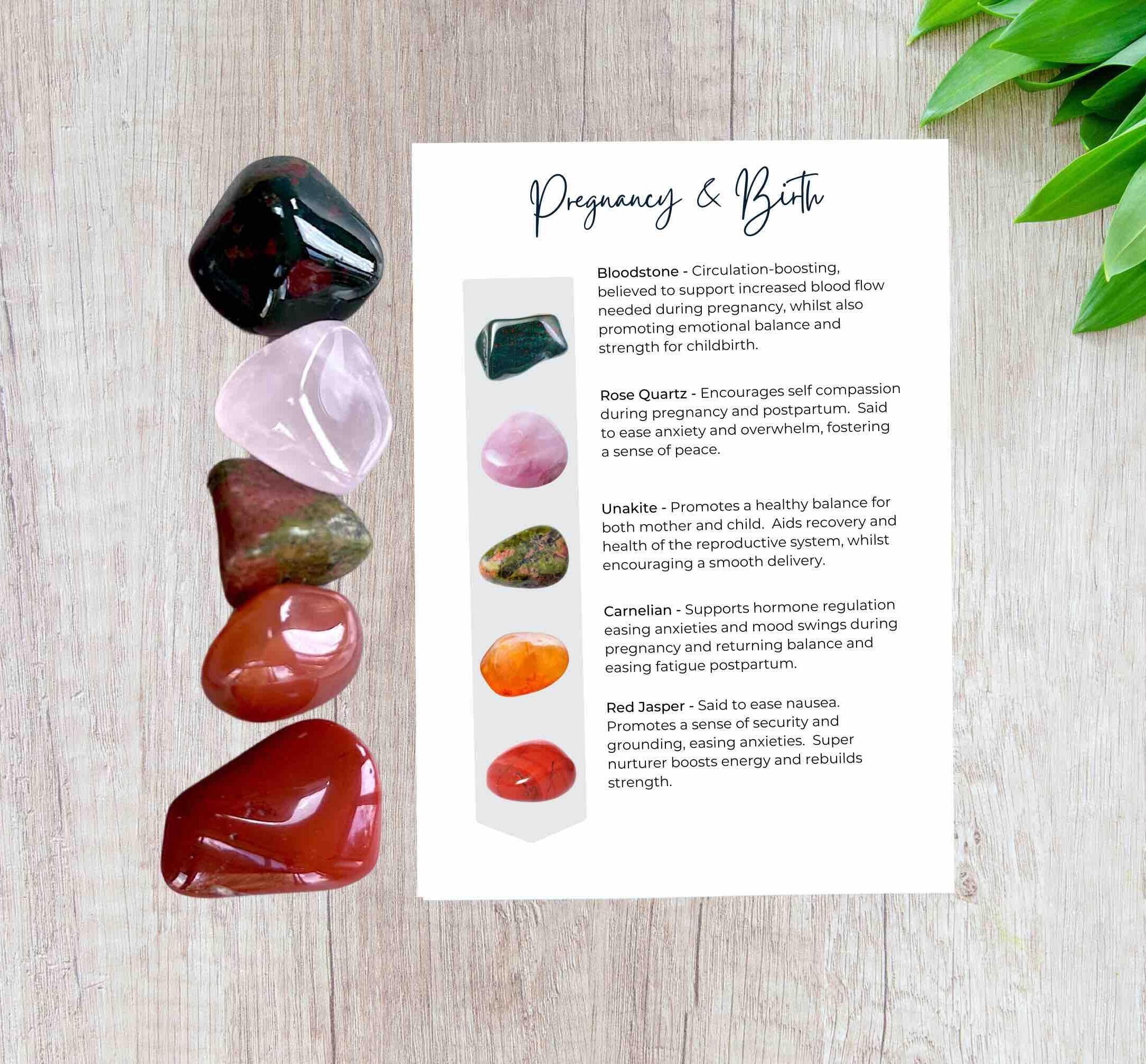 Childbirth Crystal Set – Pregnancy & Labour Support Crystals