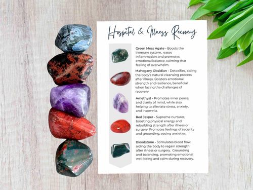 Uplifting Support During Cancer Treatment Crystal Set