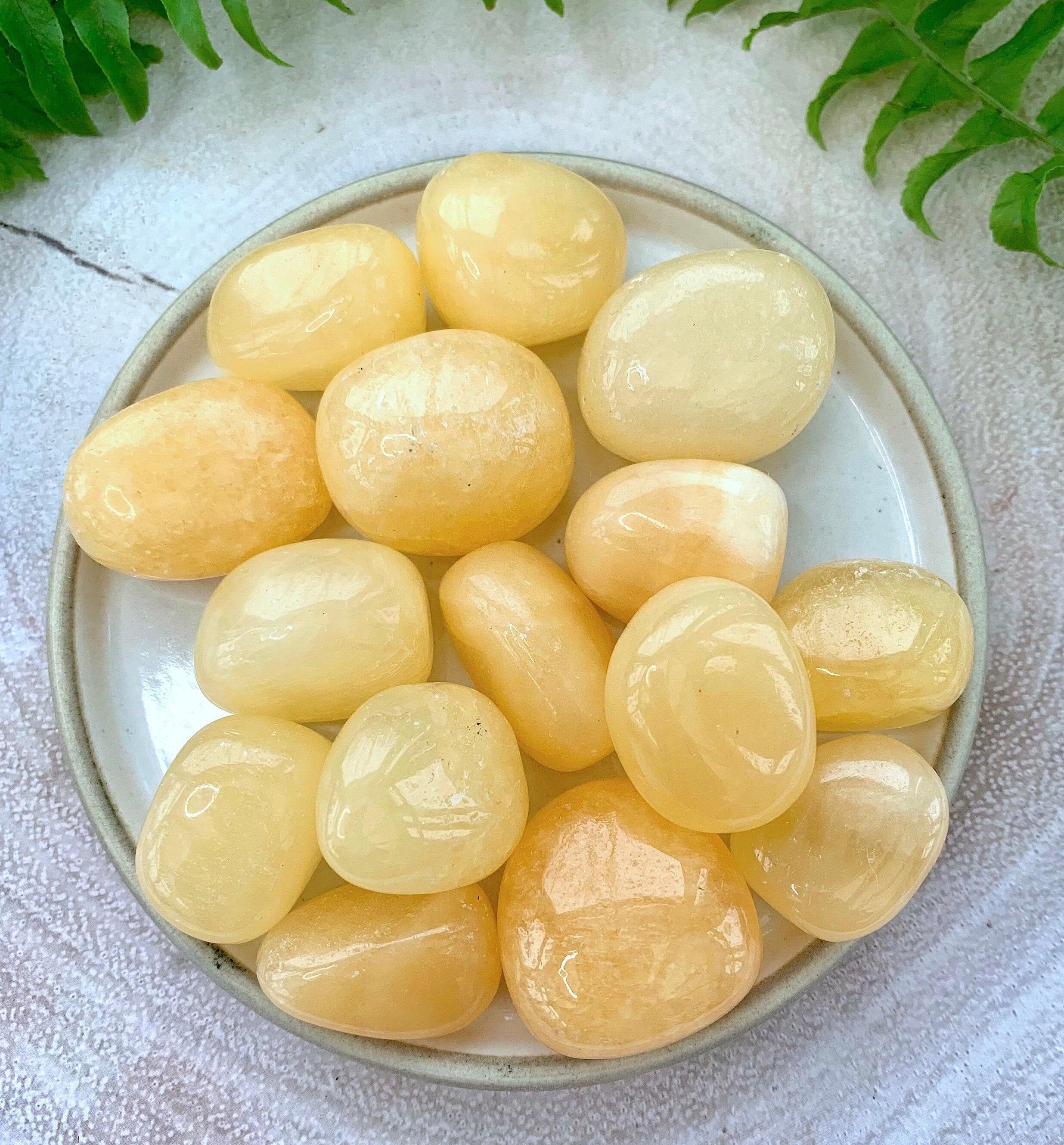 Orange Calcite Tumbled Stones - Uplift Your Energy & Boost Creativity
