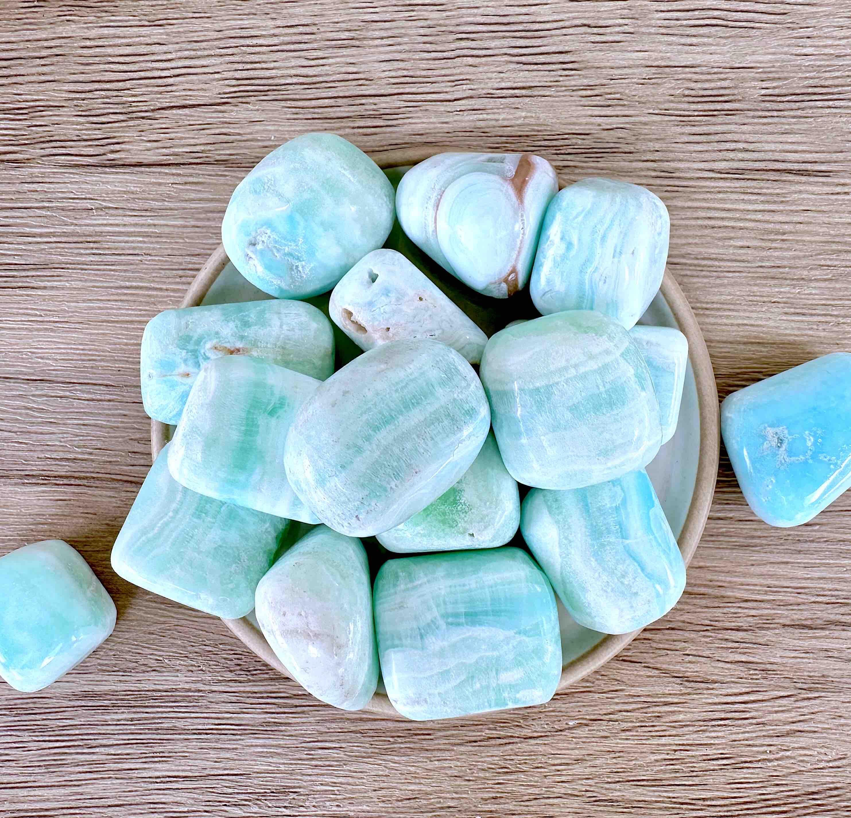 Caribbean Calcite Tumble Stones – Calming Healing Crystals