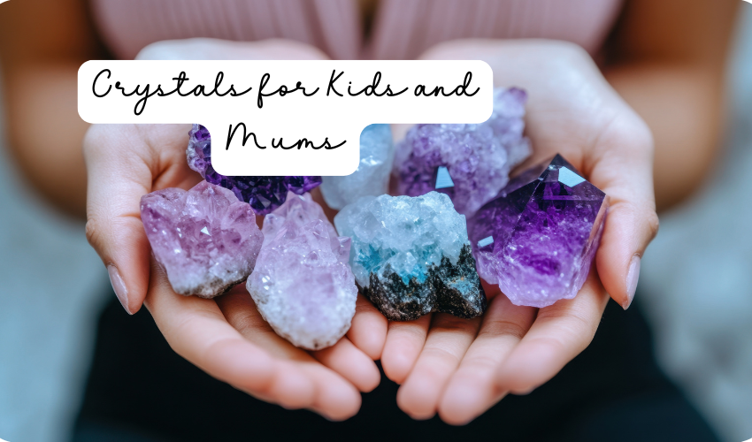Crystals for Kids’ Calm – Citrine, Rose Quartz & Amethyst