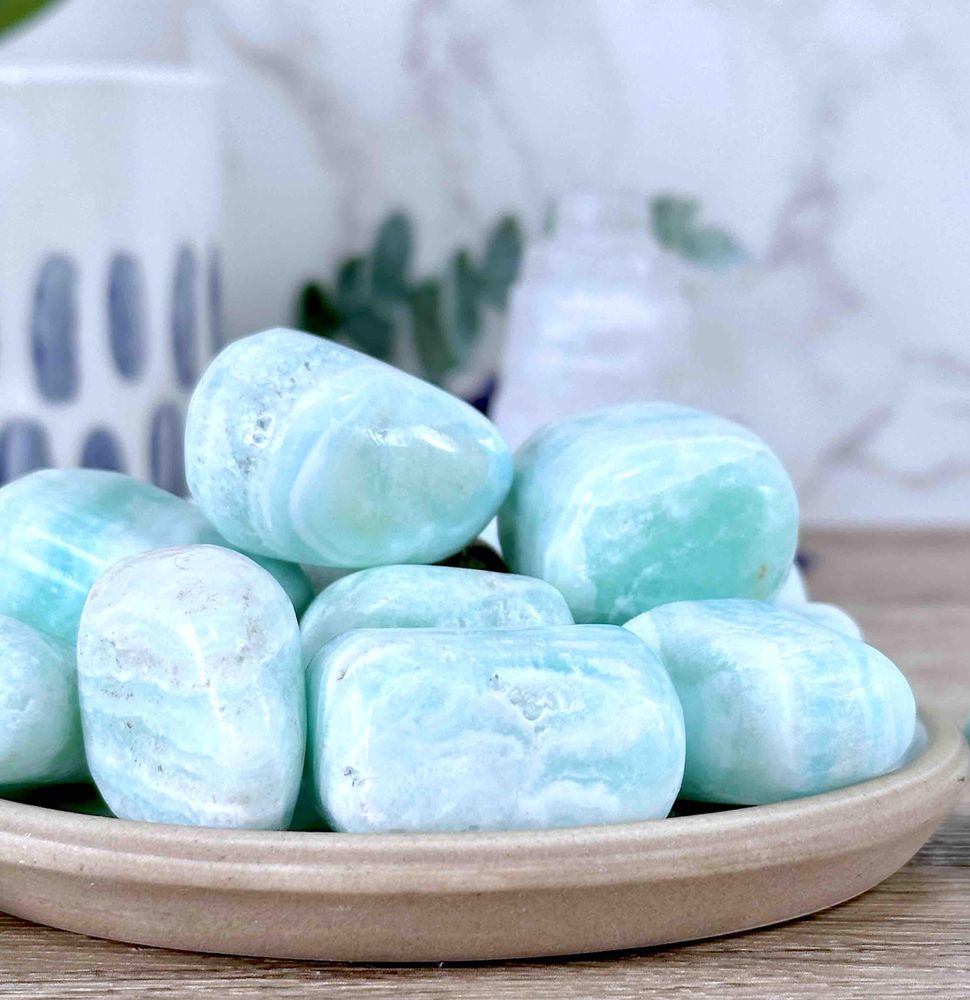 Caribbean Calcite Tumble Stones – Calming Healing Crystals