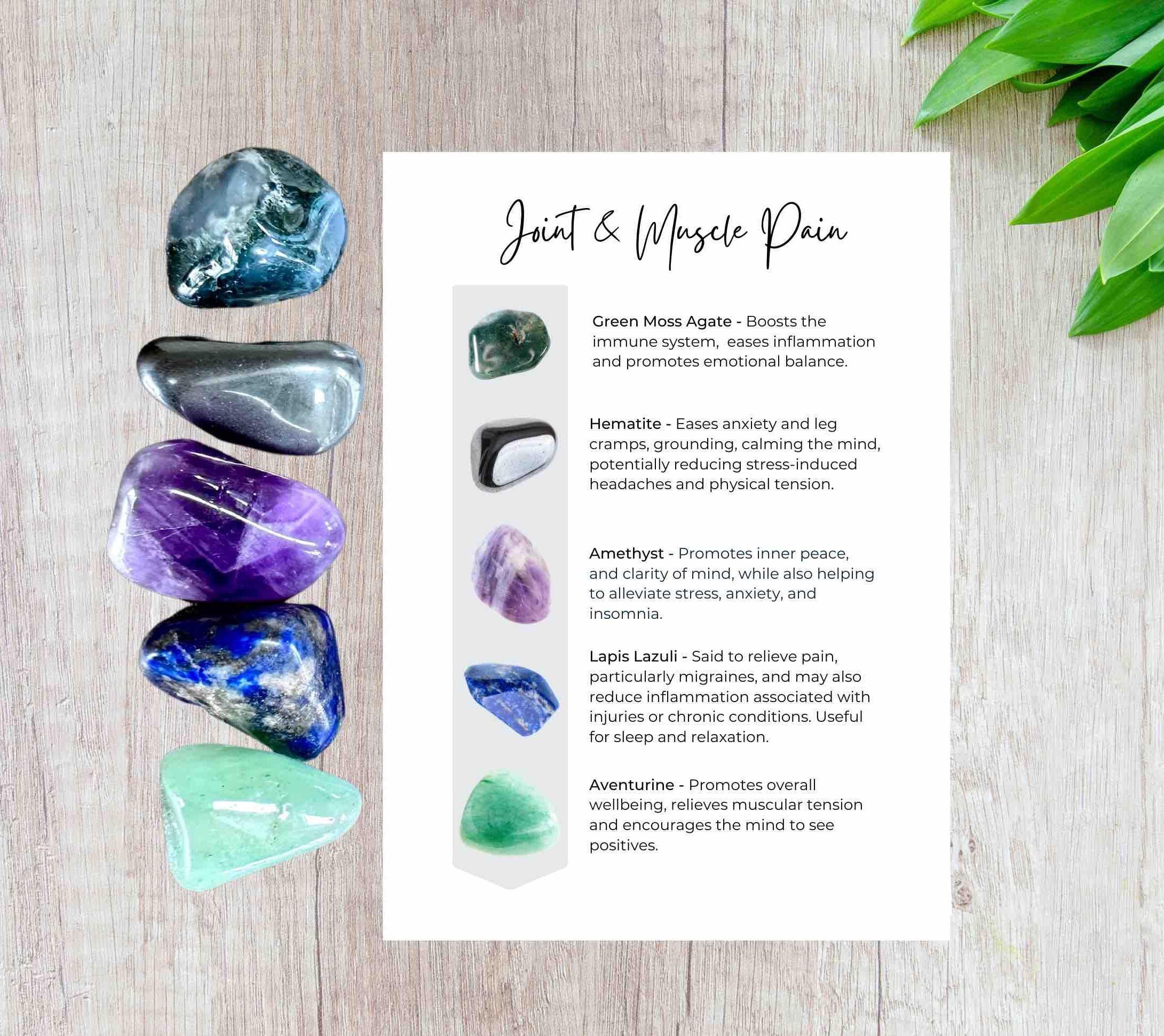 Joint and Muscles Crystal Set - Holistic Wellness