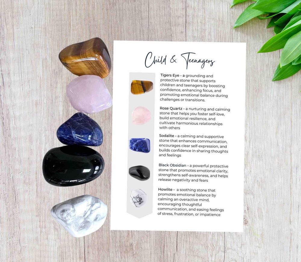 Children’s Crystal Set for Confidence & Calm | Gift for Kids