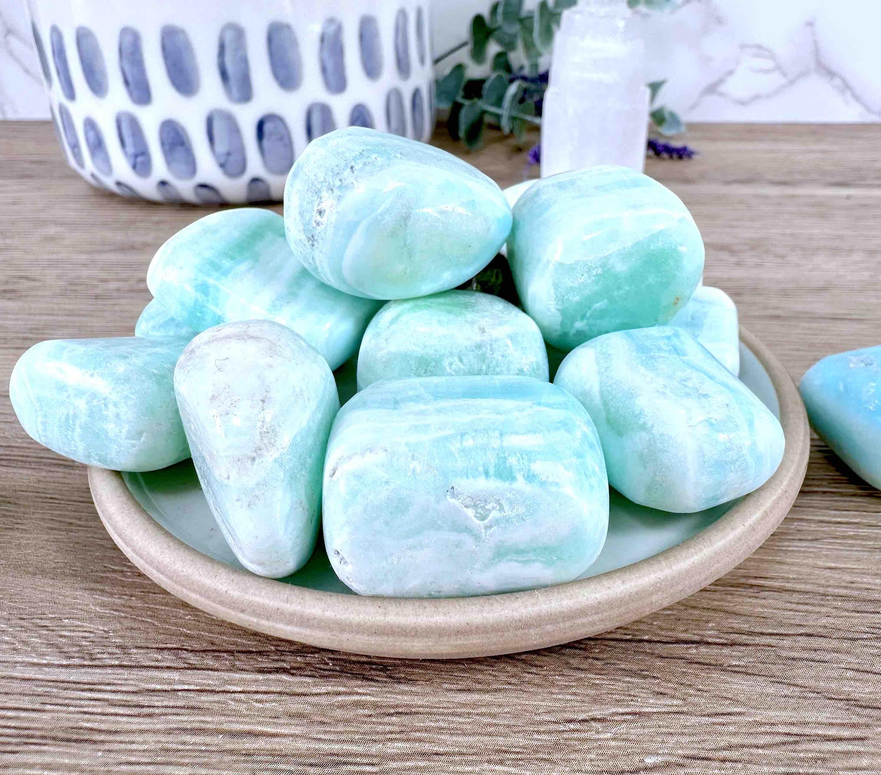 Caribbean Calcite Tumble Stones – Calming Healing Crystals