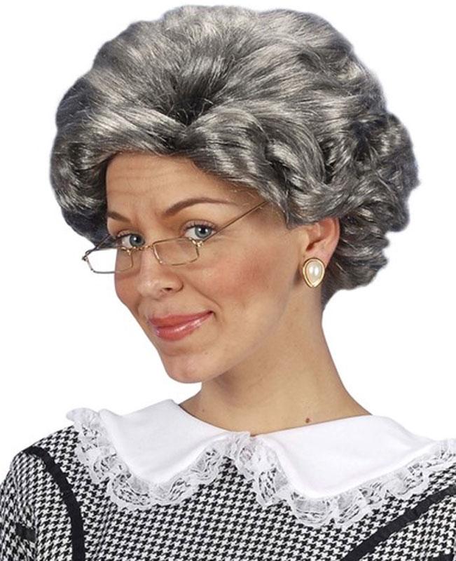 Mrs Santa Wig - Agatha Wig by Widmann 5961B | Karnival Costumes