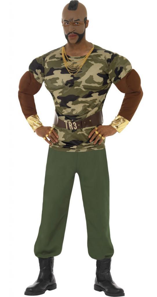 Mr T Premium Costume by Smiffy 23640 | Karnival Costumes