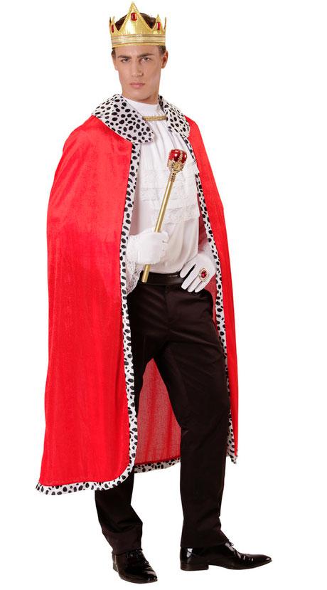 Royal Robe in Red with Ermine Trim and Gold Crown by Widmann 0098 ...