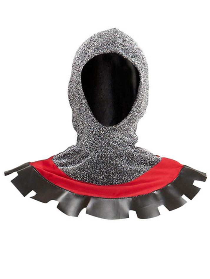 Medieval Knight Chainmail Hood and Cowl by Widmann 4118 | Karnival Costumes
