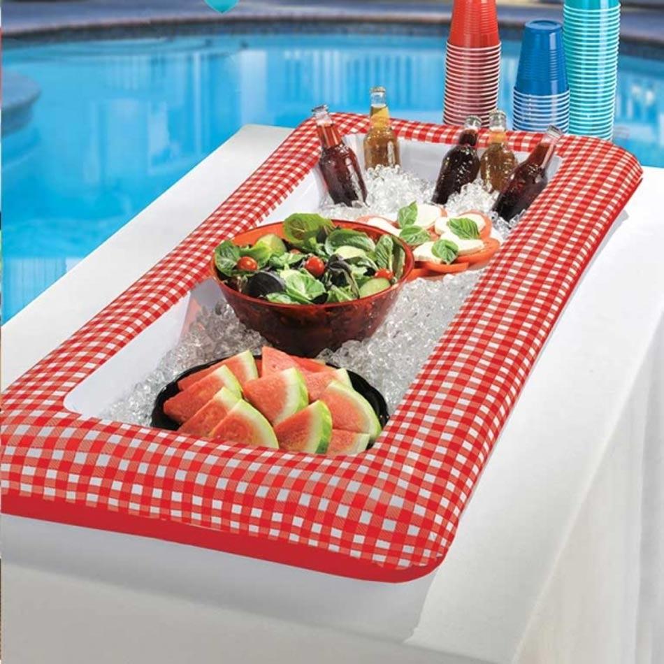 Inflatable Buffet Cooler - Picnic Food & Drinks Chiller by Amscan ...
