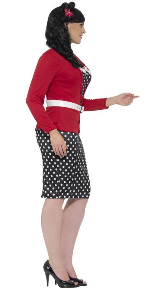 Curves 50's Pin Up Costume by Smifffys 24455 | Karnival Costumes Online ...