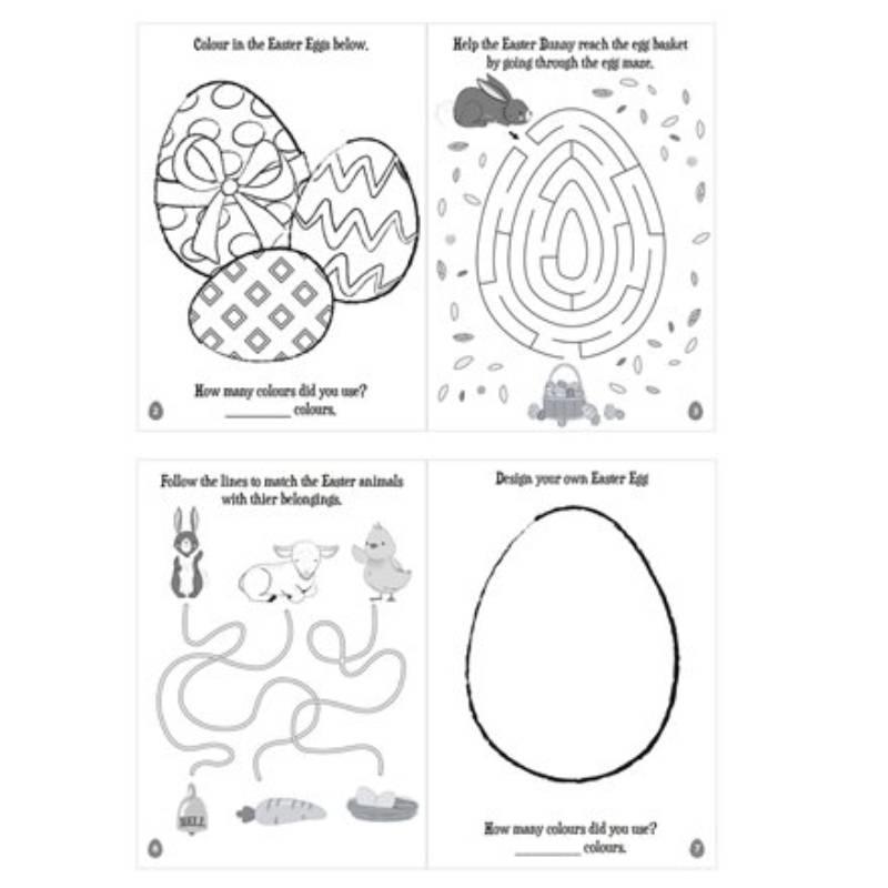 Mini Easter Fun Puzzle Book by Henbrandt E51419 | Karnival Costumes