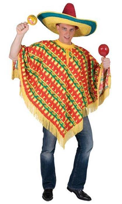 Mexican Poncho for adults by Bristol Novelties AC277 | Karnival Costumes