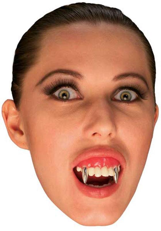 Vampire Teeth with Silver Fangs by Rubies 2421 | Karnival Costumes