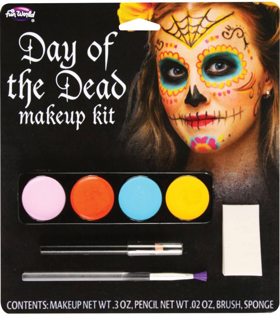 Day of the Dead Makeup for Women by Fun World 5618 | Karnival Costumes | UK