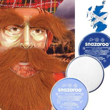 Scottish Themed Costume Make-up | Karnival Costumes