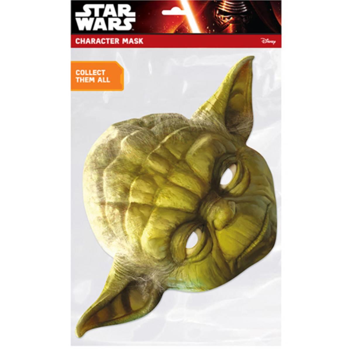 Star Wars Yoda Face Mask by Mask-arade SWYOD01 | Karnival Costumes; UK