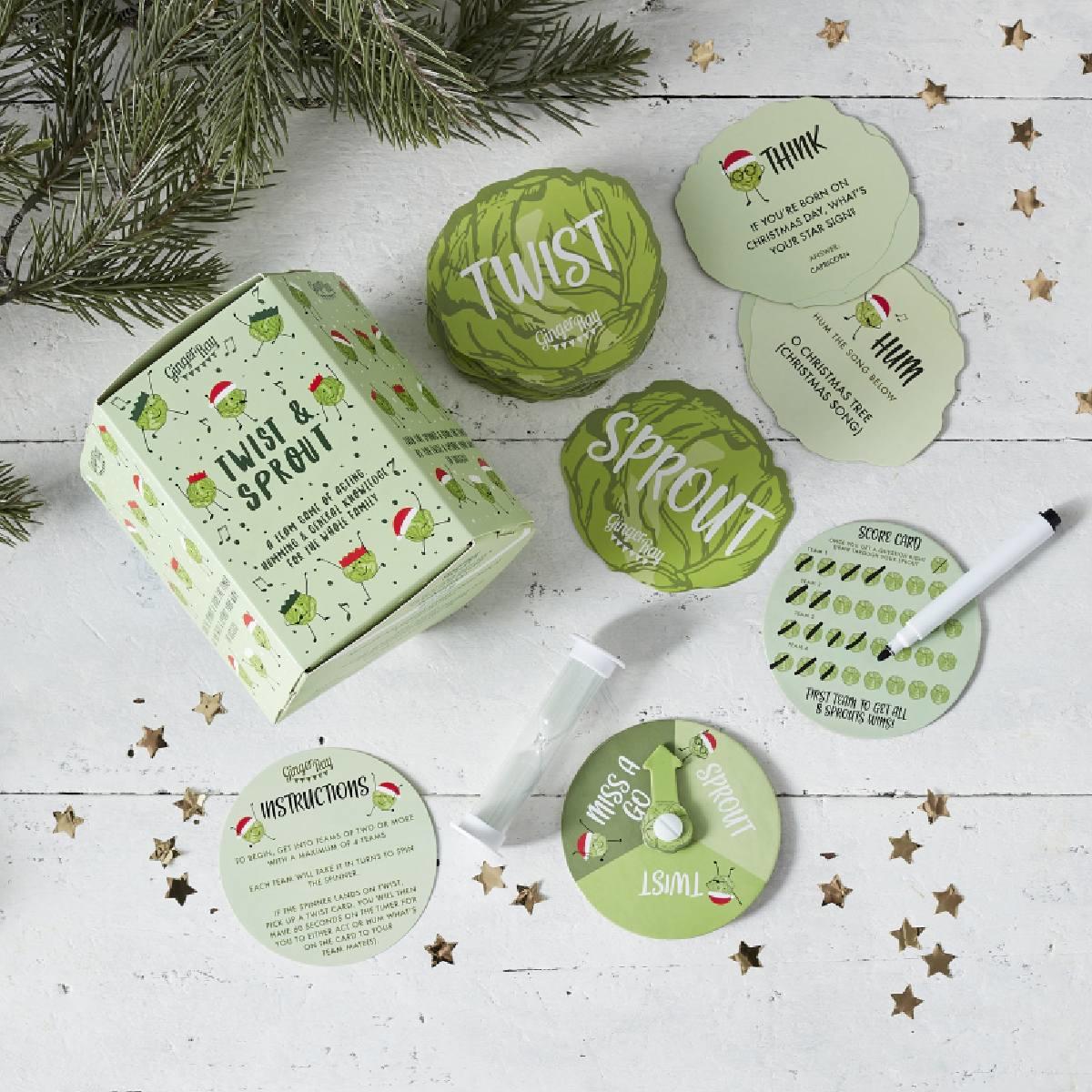 Twist and Sprout Christmas Party Game by Ginger Ray GG-509 | Karnival ...