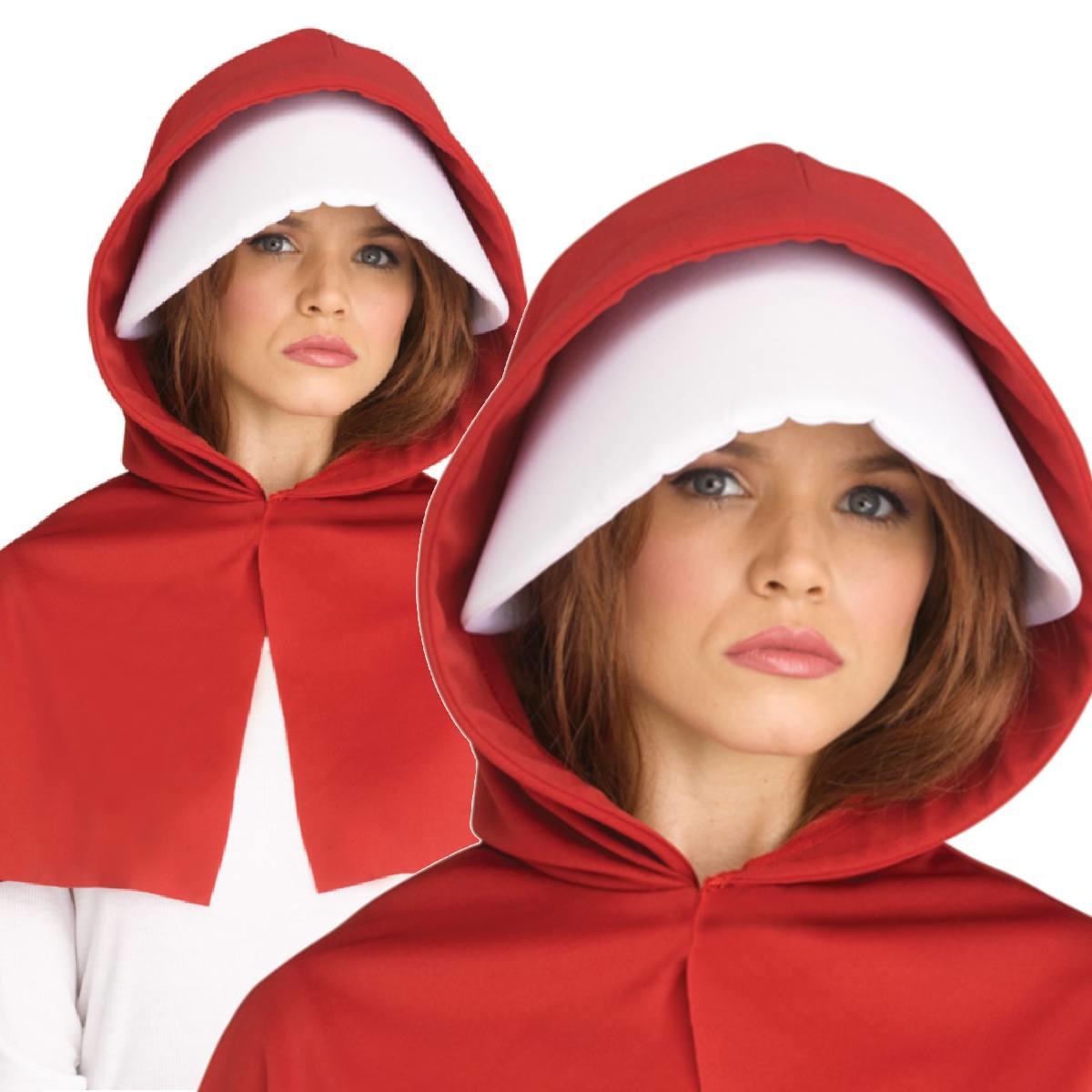 Handmaid's Tale TV Show Habit Hood and Cape 5722C | Karnival Costumes