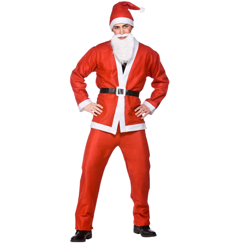 Economy Adult Santa Suit by Wicked Costumes XM-4511 | Karnival Costumes