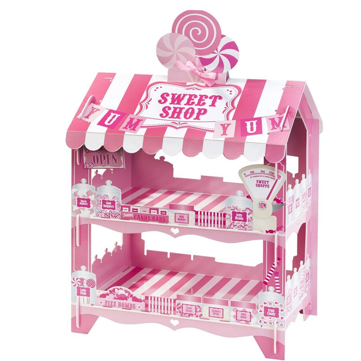 Pink Sweet Shop Treat Stand by Talking Tables STALL-SWEETPK | Karnival ...