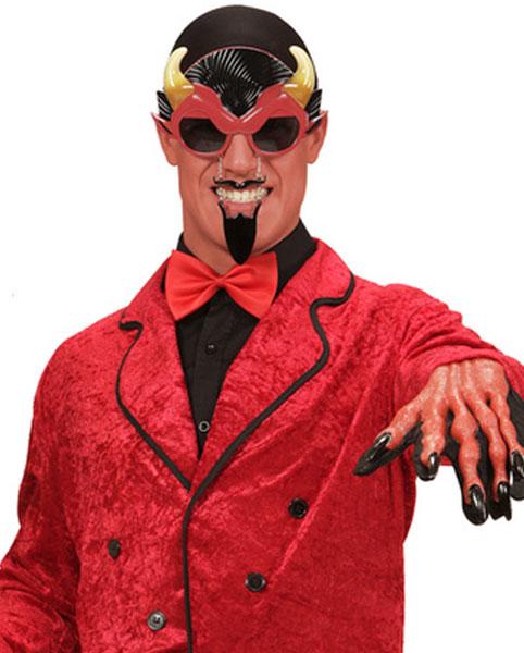 Devil Glasses with Moustache and Beard by Widmann 14398 | Karnival ...