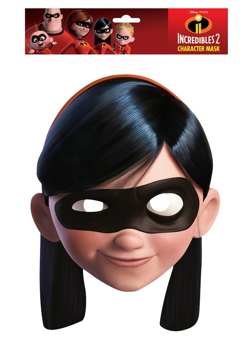 Incredibles 2 Violet Face Mask by Mask-erade 39309 | Karnival Costumes