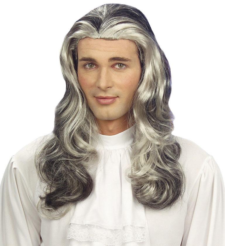 Long Count Dracula Wig for Adults by Widmann 4164T Karnival Costumes