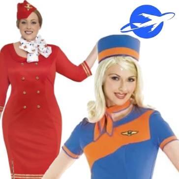 Cabin Crew Fancy Dress Costumes for Women | Kanival Costumes