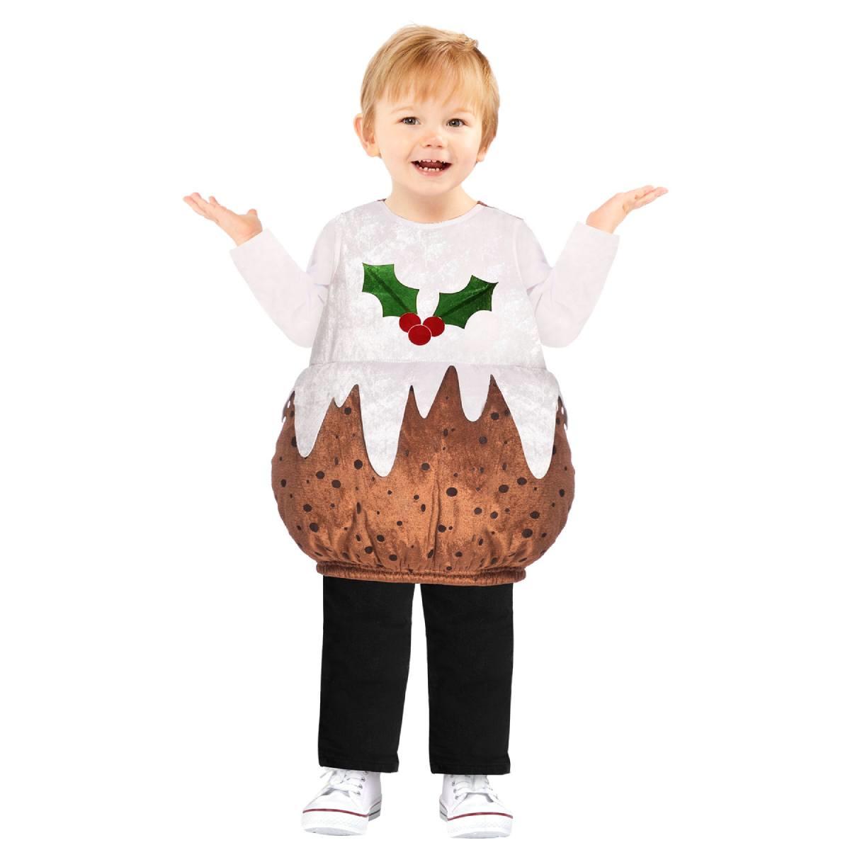 Xmas Pudding Fancy Dress Costume for Toddlers by Amscan 9912708 ...