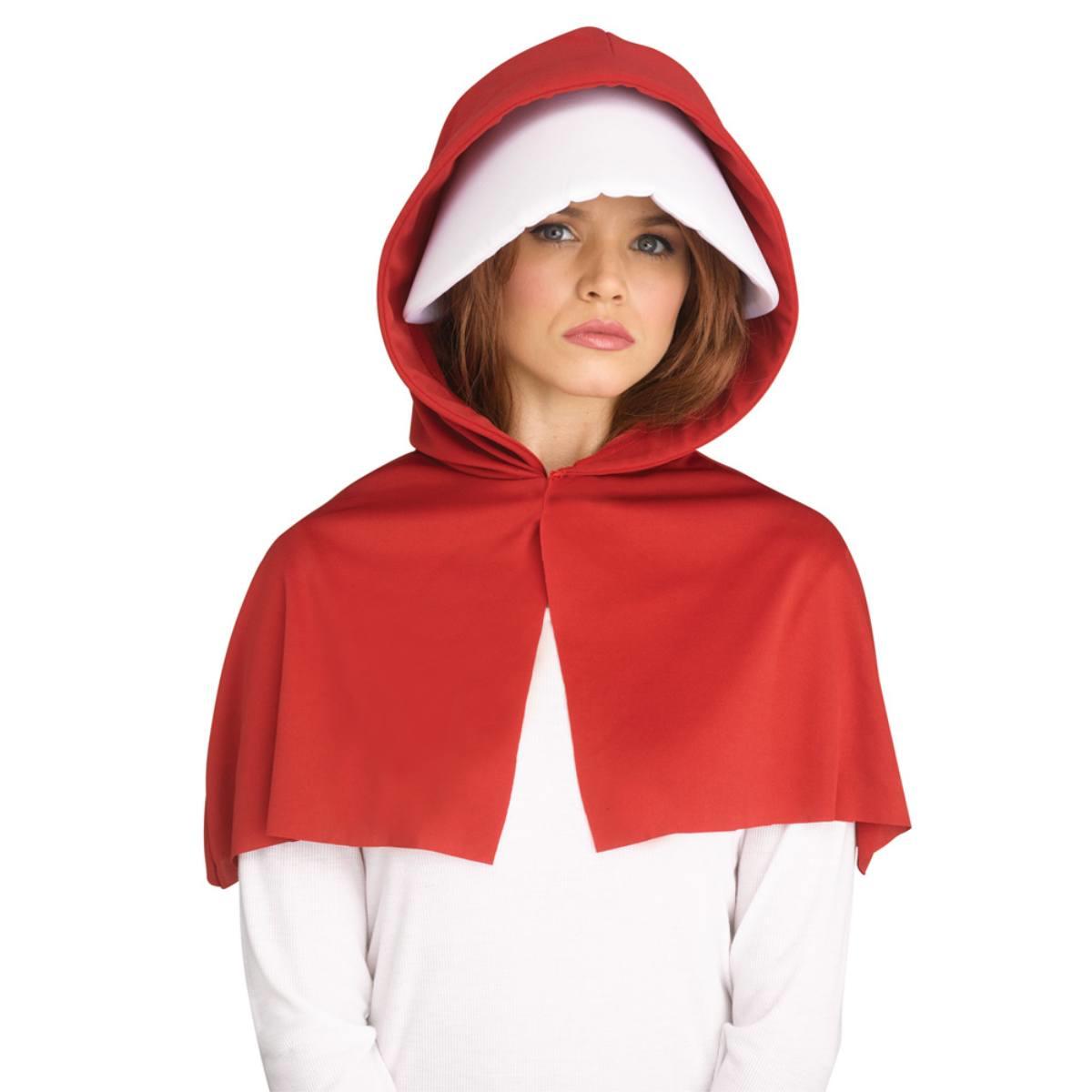 Handmaid's Tale TV Show Habit Hood and Cape 5722C | Karnival Costumes