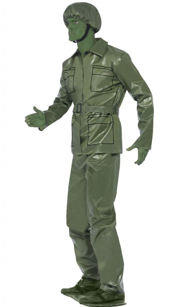 Plastic Toy Soldier Costume by Smiffys 23681 | Military fancy dress at ...