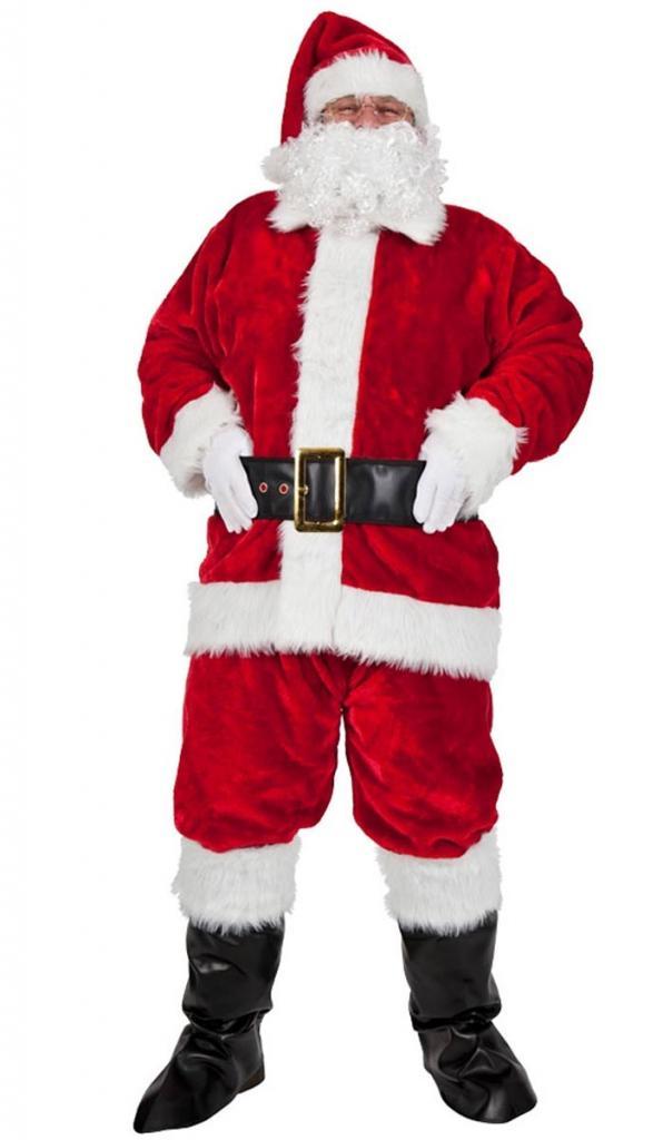 Deluxe Regal Plush Santa Suit by Wicked XM-4568 | Karnival Costumes