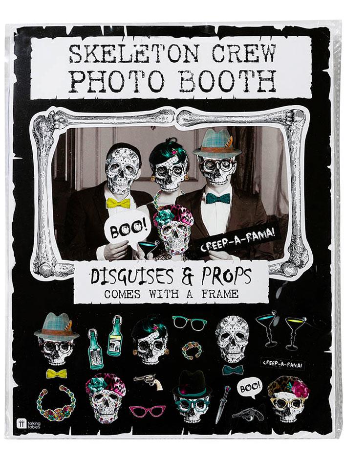 Halloween Skeleton Crew Photo Booth Kit By Talking Tables SKEL-BBOTHV2 ...
