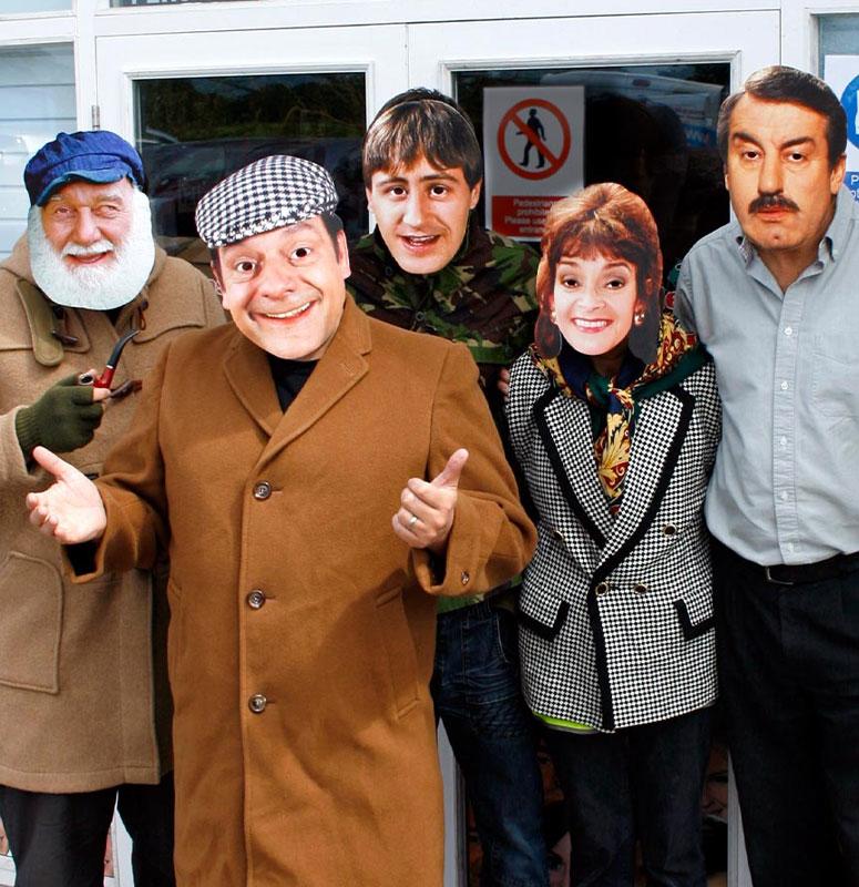 Only Fools and Horses Uncle Albert Face Mask by Mask-arade UALBE01 ...