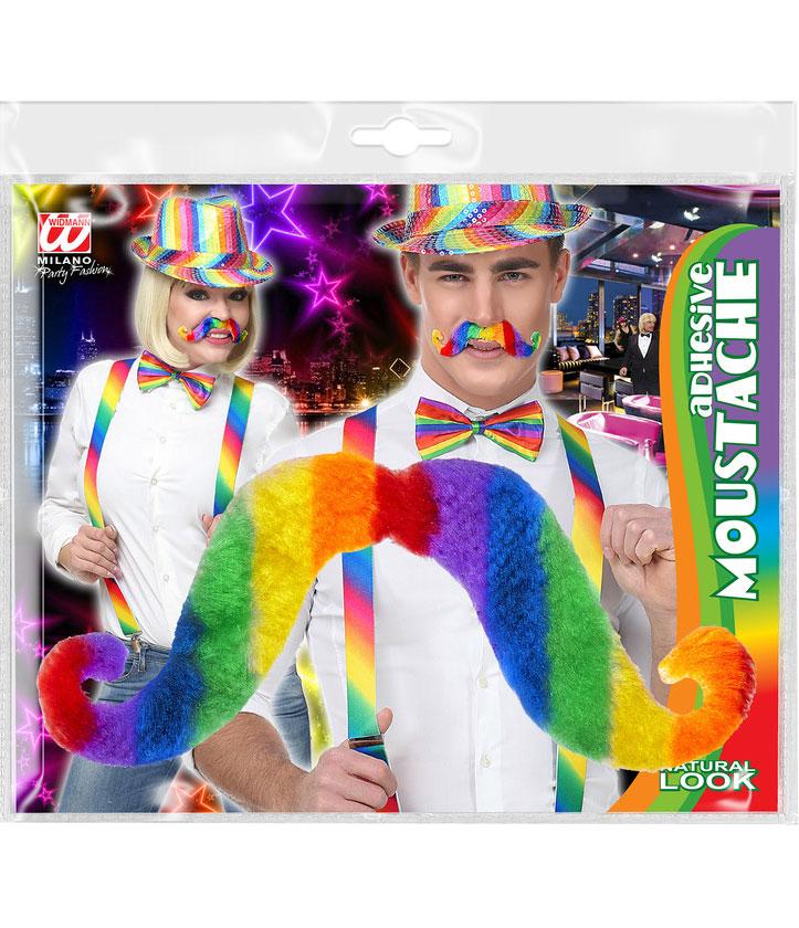 Rainbow Moustache Pride events, Key Worker Hope Symbol by Widmann 07782 ...